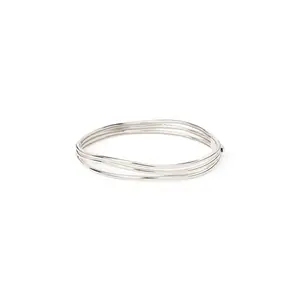Ralph Lauren Sterling Wavy Bangle