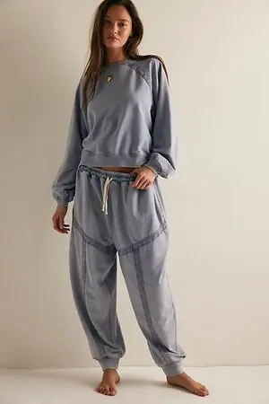 Free People Couch Club Pj Set - Early Night Combo