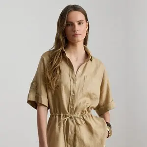 Ralph Lauren Linen Roll-tab Sleeve Tunic