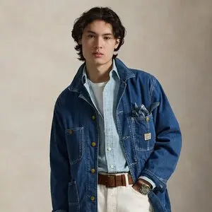 Ralph Lauren The Waldron Denim Utility Jacket - Sawmill