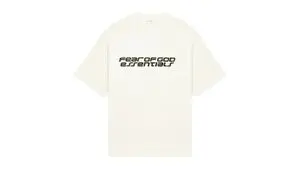 Fear Of God Essentials 90's Short Sleeve Tee Shirt - Ivory