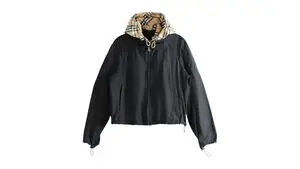 Burberry Double-faced Check Jacket - Black