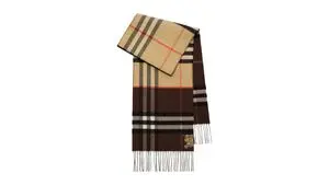 Burberry Doublefaced Contrast Check Ekd Scarf