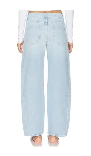 MOTHER The Mid Rise Half-pipe Hover Jeans - Blue
