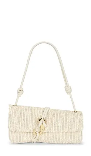 Dolce Vita Raffia Baguette Bag - Tan