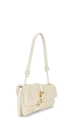 Dolce Vita Raffia Baguette Bag - Tan