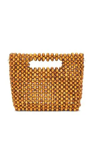 Dolce Vita Wood Bead Shoulder Bag