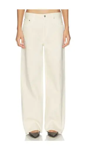 AGOLDE Low Slung Baggy Jeans - Beige