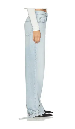 AGOLDE Cinched Hem Loose Taper Jeans - Blue