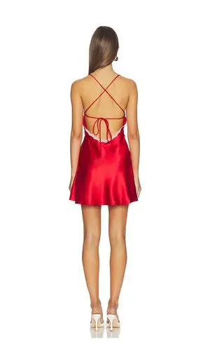 MORE TO COME Nadya Mini Dress - Red