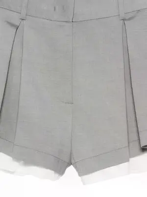 TELA Layered Pleated Shorts