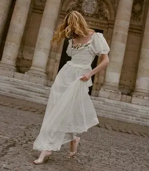 DÔEN Sol Anniversary Dress - Salt