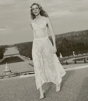 DÔEN Handkerchief Anniversary Dress - Salt