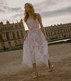 DÔEN Handkerchief Anniversary Dress - Salt