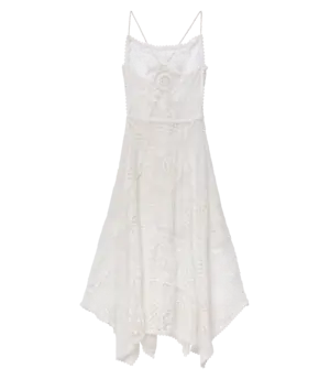 DÔEN Handkerchief Anniversary Dress - Salt