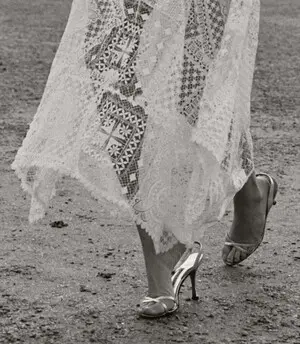 DÔEN Handkerchief Anniversary Dress - Salt