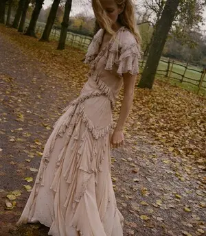 DÔEN Antoinette Anniversary Maxi Dress - Antique Blush