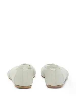 MAISON MARGIELA Tabi Ballet Flats In Nappa Leather - Grey