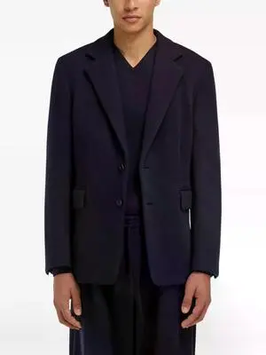 FERRAGAMO Single Breasted Jersey Blazer