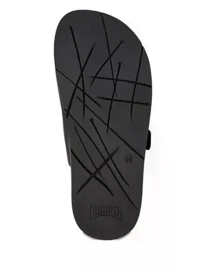 Camper Buckle Lluc Sandals - Black