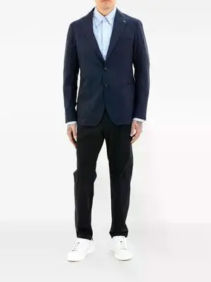 Tagliatore Single-breasted Blazer - Blue