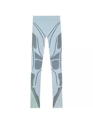 Off-White Seamless Race Leggings - Blue