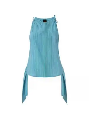 Pinko Striped Halterneck Top