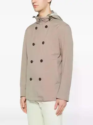 MONTECORE Double-breasted Hooded Jacket