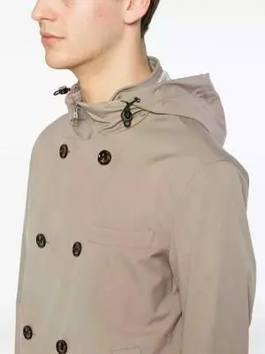 MONTECORE Double-breasted Hooded Jacket