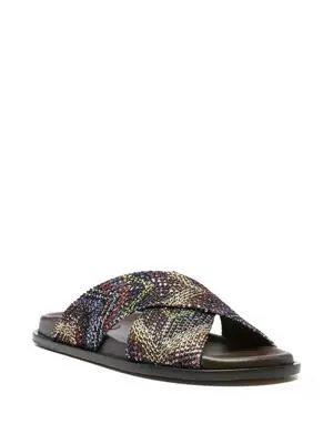 Missoni Sequin Criss-cross Sandals