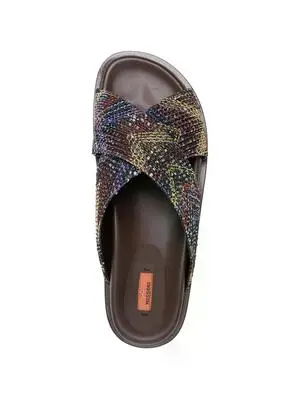 Missoni Sequin Criss-cross Sandals