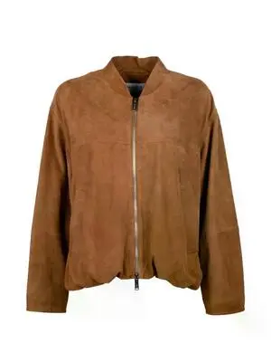 Marella Zip-up Suede Jacket