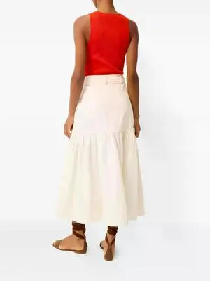 MARIE OLIVER Panelled Ruffled Skirt