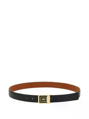 FERRAGAMO Reversible And Adjustable Belt - Black