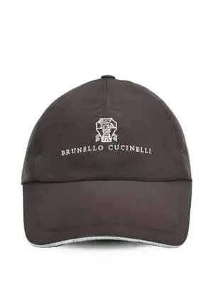 Brunello Cucinelli Logo Baseball Cap - Black