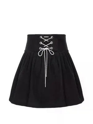HAMZA A-line Skirt - Black
