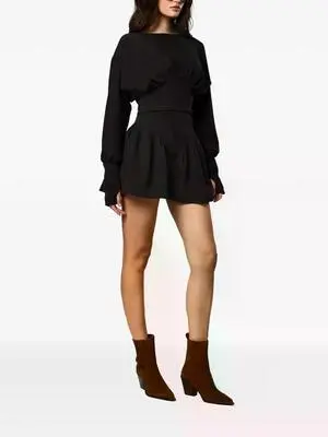 HAMZA A-line Skirt - Black
