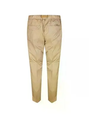 WHITE SAND Elasticated-waist Trousers