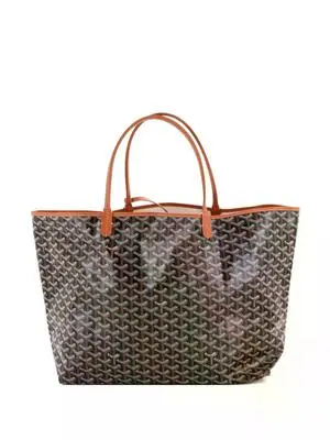 Goyard Saint Louis Coated Canvas Gm Tote Bag - Black
