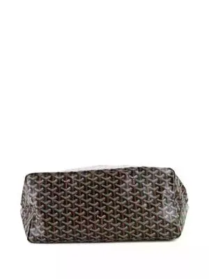 Goyard Saint Louis Coated Canvas Gm Tote Bag - Black