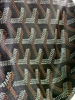 Goyard Saint Louis Coated Canvas Gm Tote Bag - Black