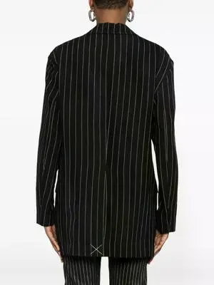 R13 Buttoned Pinstripe Blazer