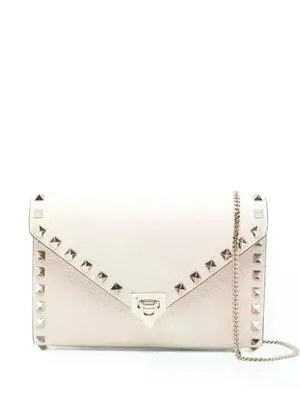 Valentino Garavani Signature Rockstud-embellishment Mini Bag - Neutrals