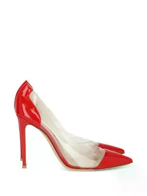 GIANVITO ROSSI Plexi Pointed-toe Pumps