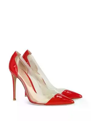 GIANVITO ROSSI Plexi Pointed-toe Pumps