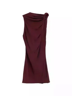 Atlein Knotted Draped Top