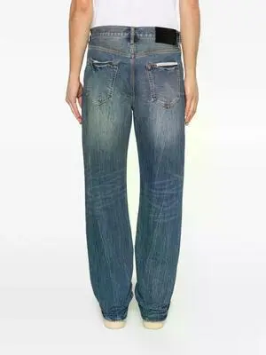 PURPLE BRAND Distressed Bootcut Jeans