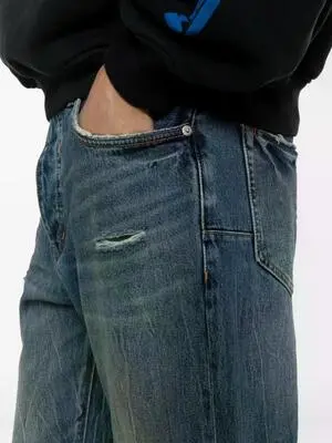 PURPLE BRAND Distressed Bootcut Jeans