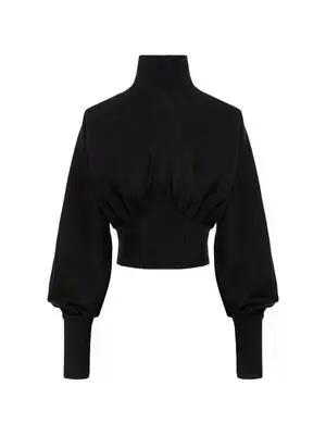 HAMZA Puffed-sleeve Top
