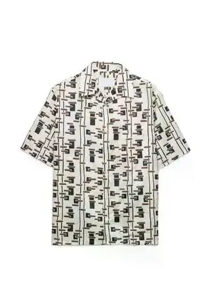 Prada Printed Cotton Blend Shirt